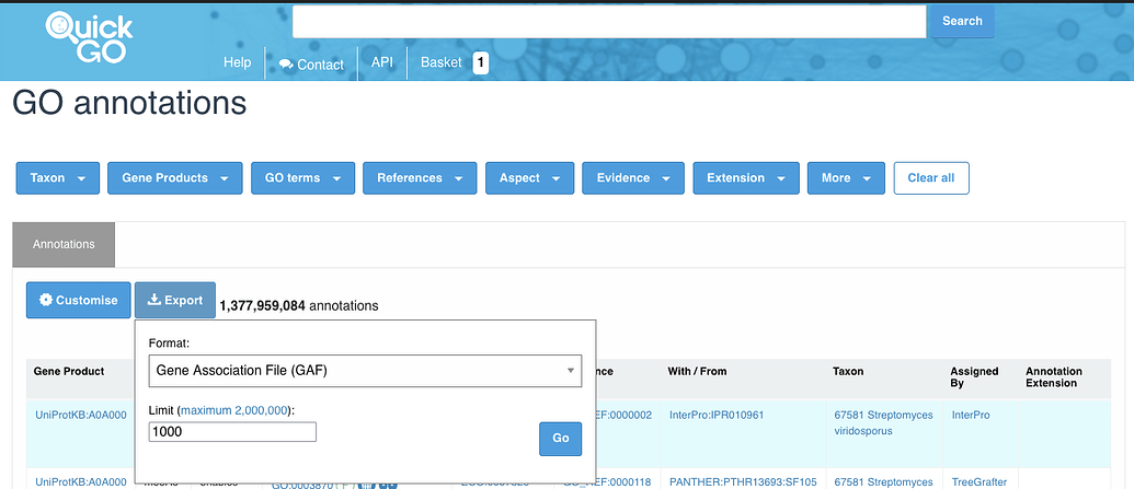 GO file formats: GAF 2.2 - GO - Alliance of Genome Resources Community ...
