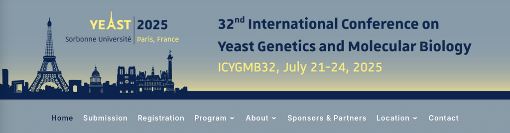 YEAST2025: 32nd International Conference on Yeast Genetics and ...